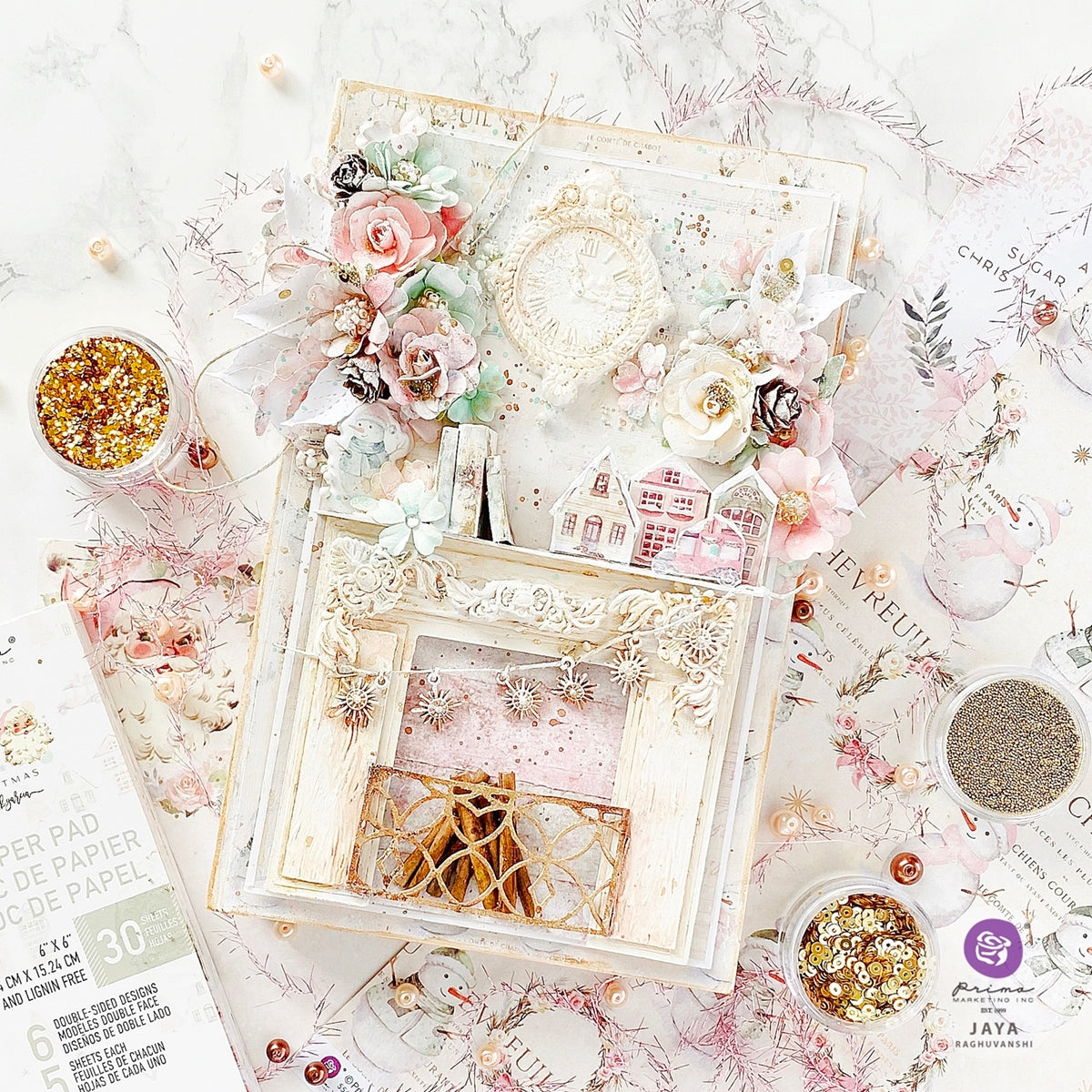 CHRISTMAS SUGAR COOKIE 8x8 by PRIMA - COLLECTION !! BRAND NEW !! NOW I – BARBS CRAFT DEPOT