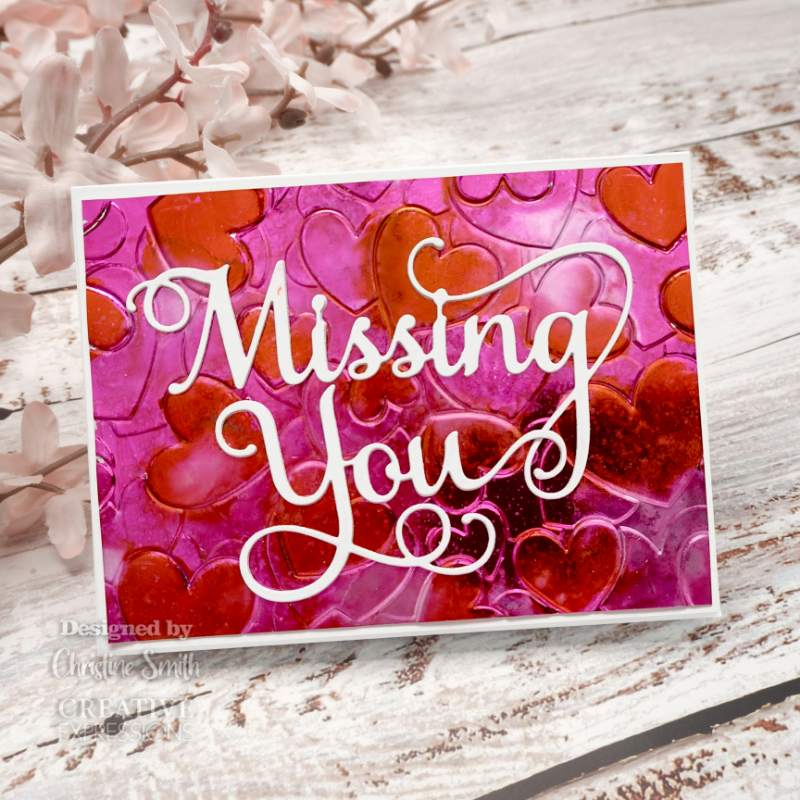 HEART to HEART - 3D Embossing Folder 8"x8" by Creative Expressions - N ...