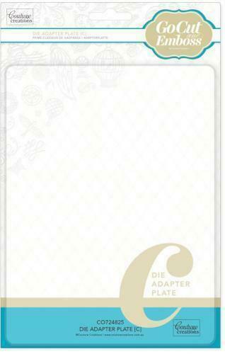 C PLATE by COUTURE CREATIONS for CUTTLEBUG PLATE "C" - Limited to 1 pe ...