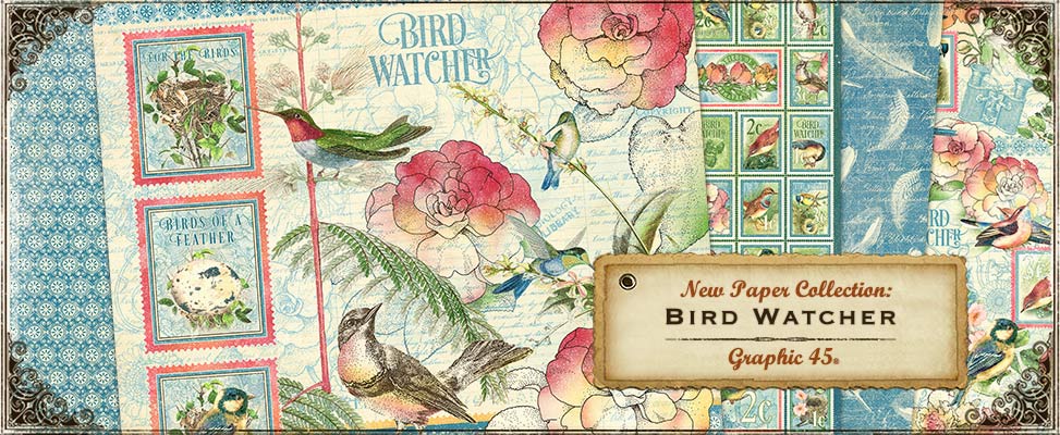 BIRDWATCHER - 8X8 PAPER PAD - New !! In Stock Now ! – BARBS CRAFT DEPOT