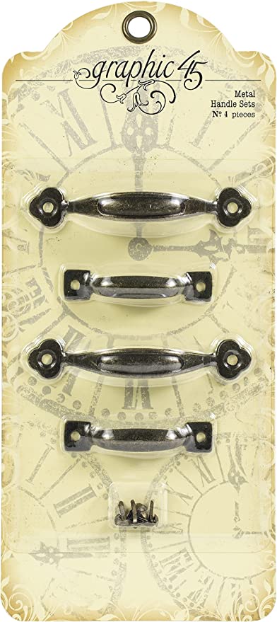 Graphic 45 Metal Drawer Handles - Drawer Pulls – BARBS CRAFT DEPOT