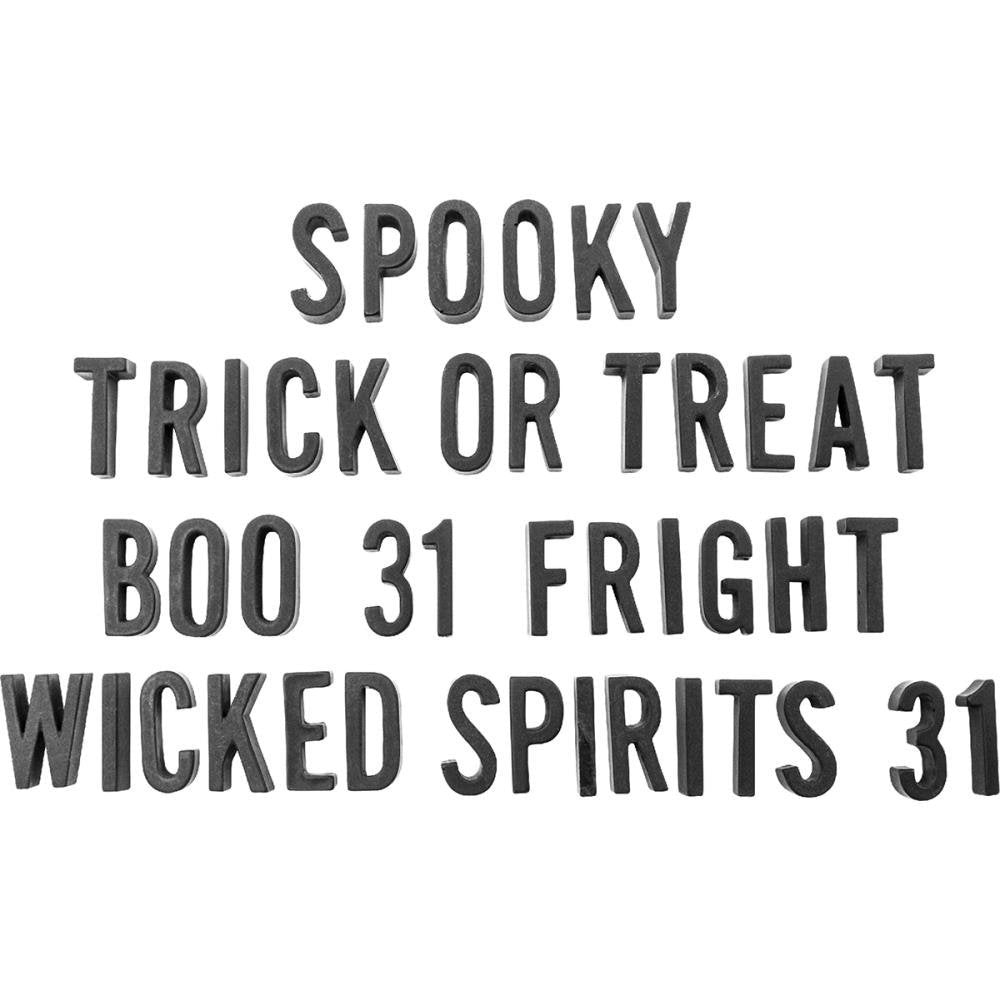 Tim Holtz HALLOWEEN ** TYPOGRAPHY LETTERS for HALLOWEEN by Tim Holtz ...