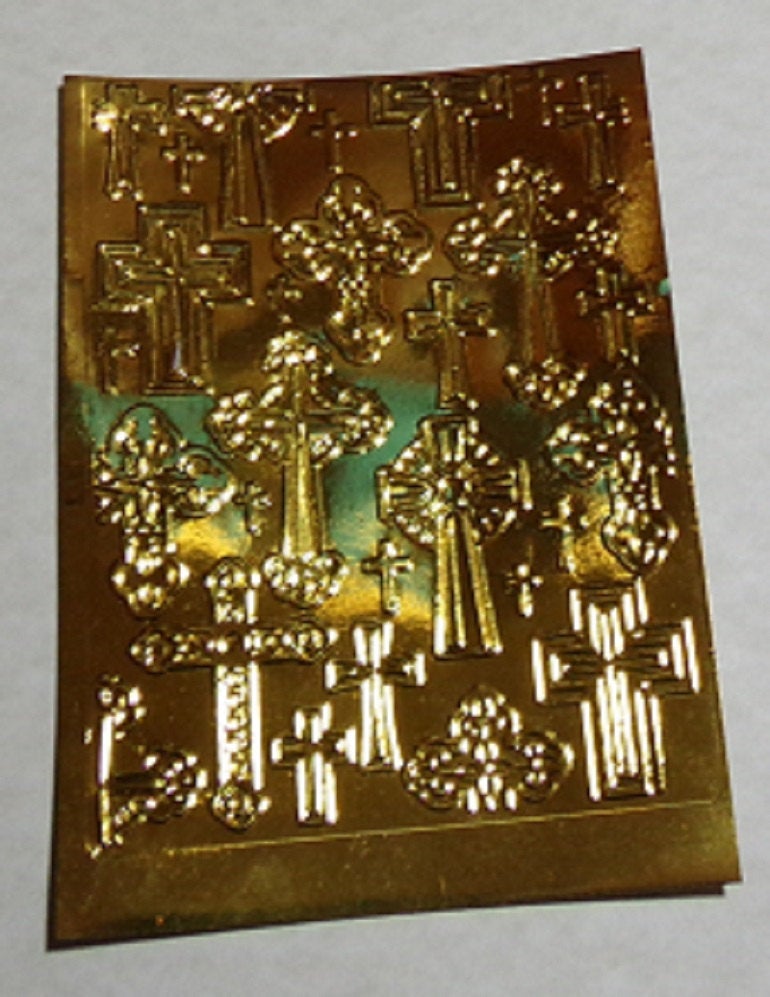 CHRISTIAN CROSSES - EASTER Embossing folder - A2 SiZE by Darice , Conf ...