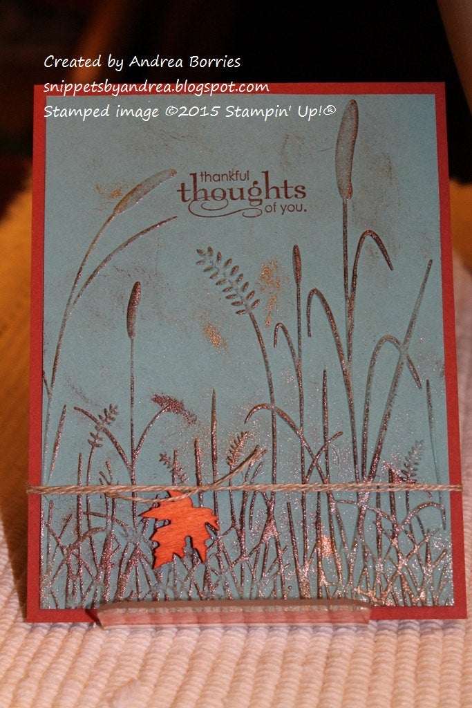 GRASSES EMBOSSING FOLDER by - DARiCE- EMBOSsING FoLDeR - A2 New ! Very ...